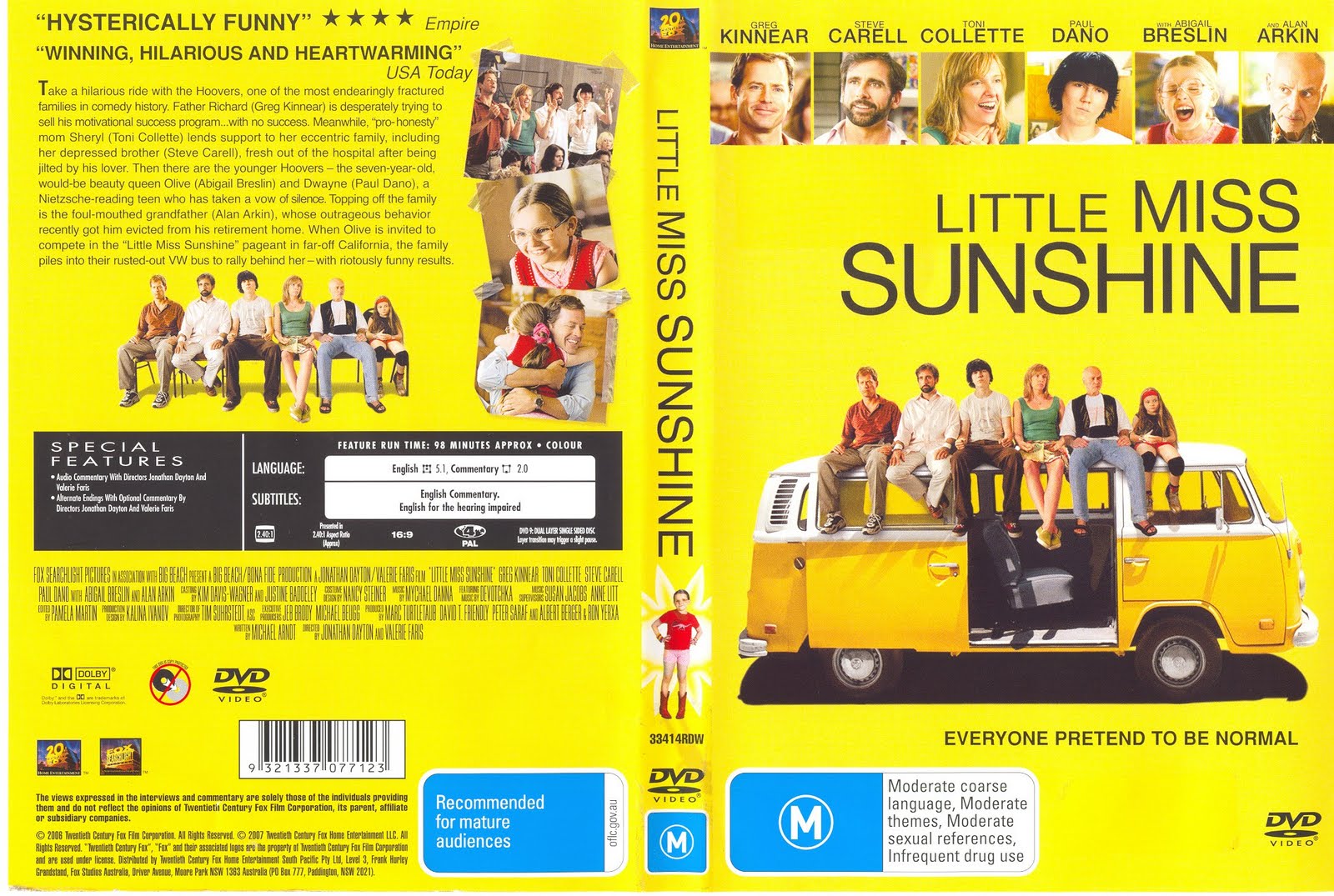 DVD Lables: Little Miss Sunshine